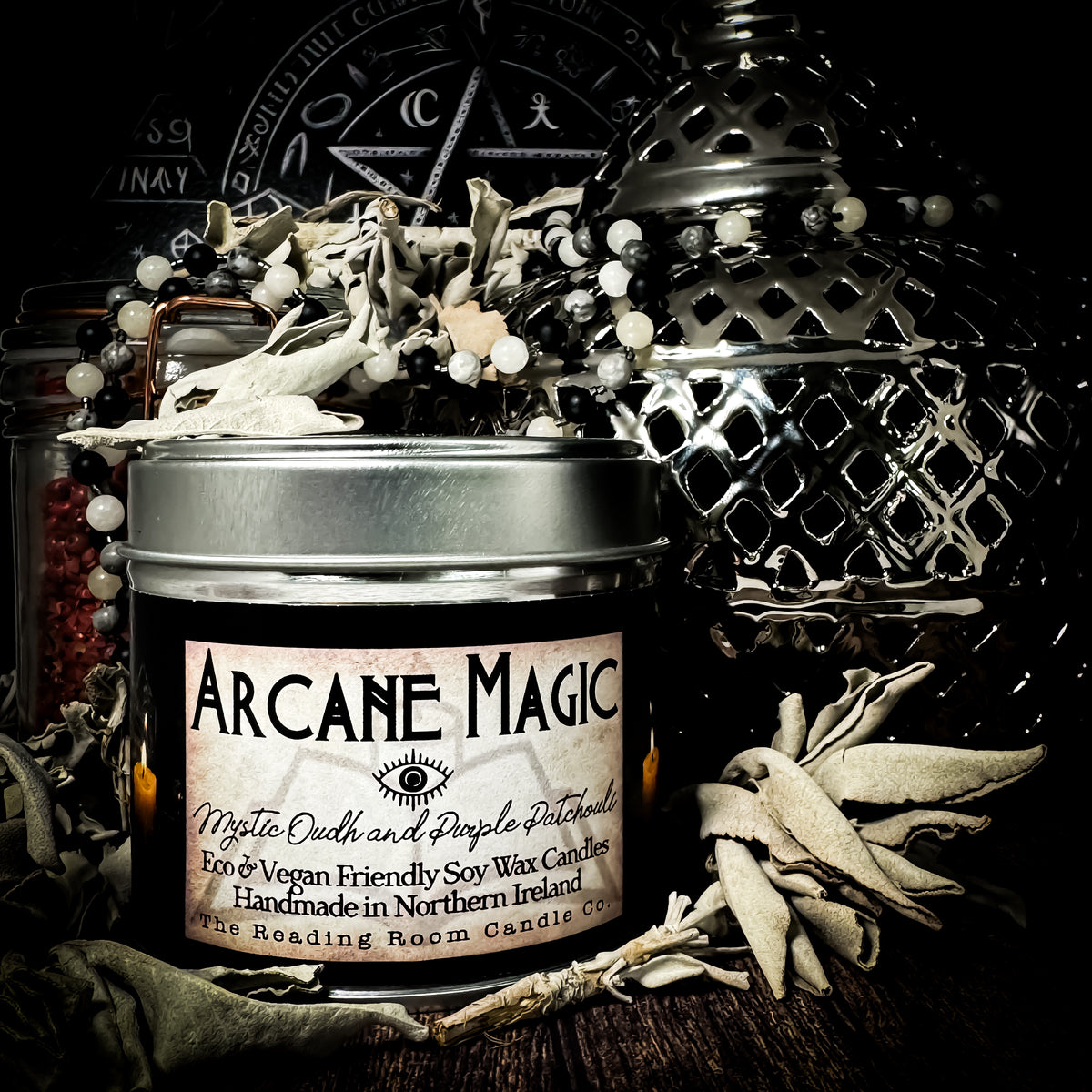 Arcane Magic Candle - Mystic Oudh and Purple Patchouli – The Candle Rooms