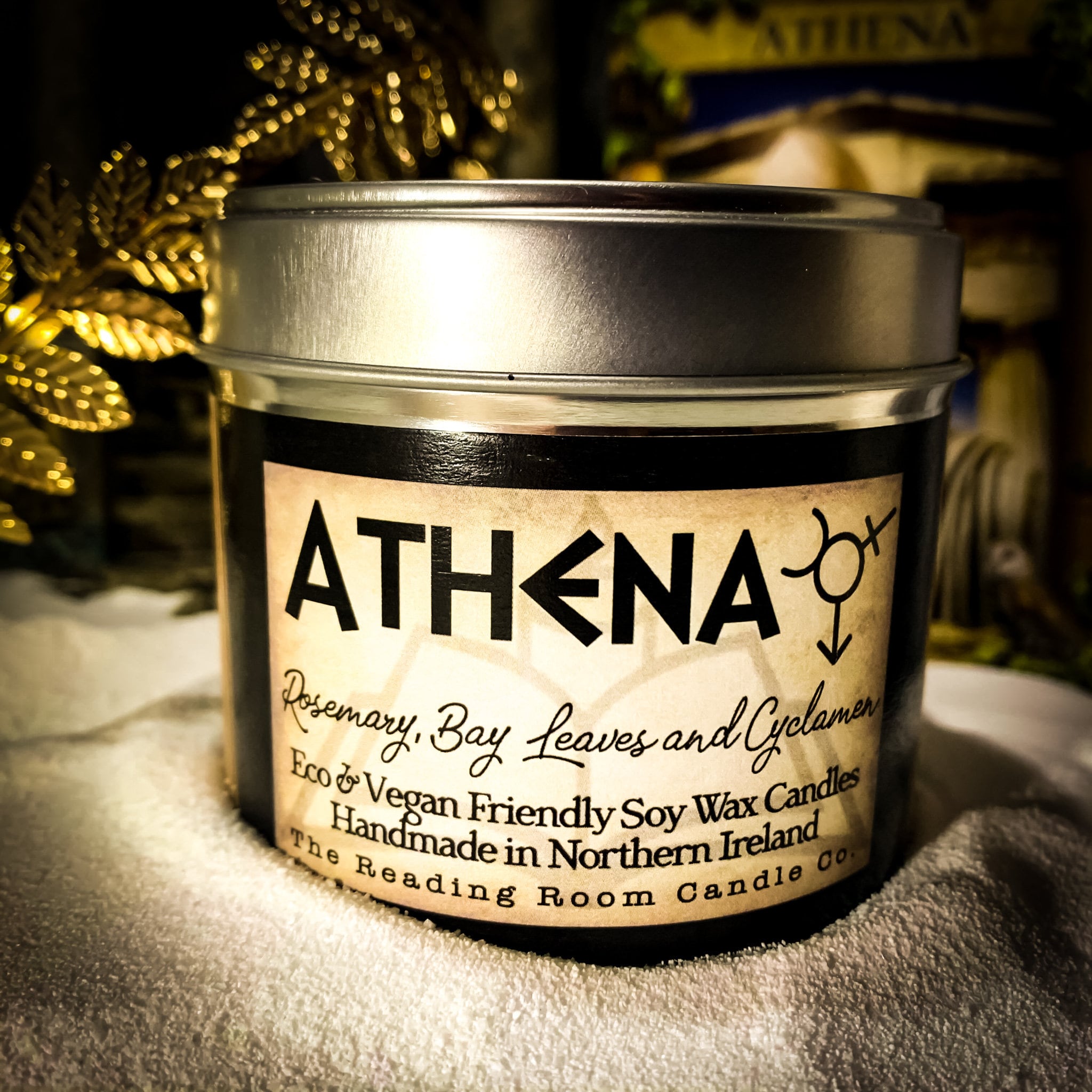 Athena Candle - Rosemary, Bay Leaves and Cyclamen – The Candle Rooms