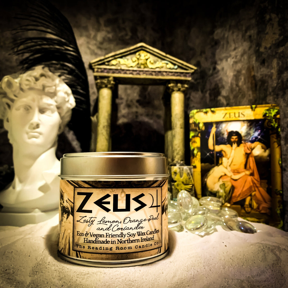 Zeus Candle - Zesty Lemon, Orange Peel and Coriander – The Candle Rooms
